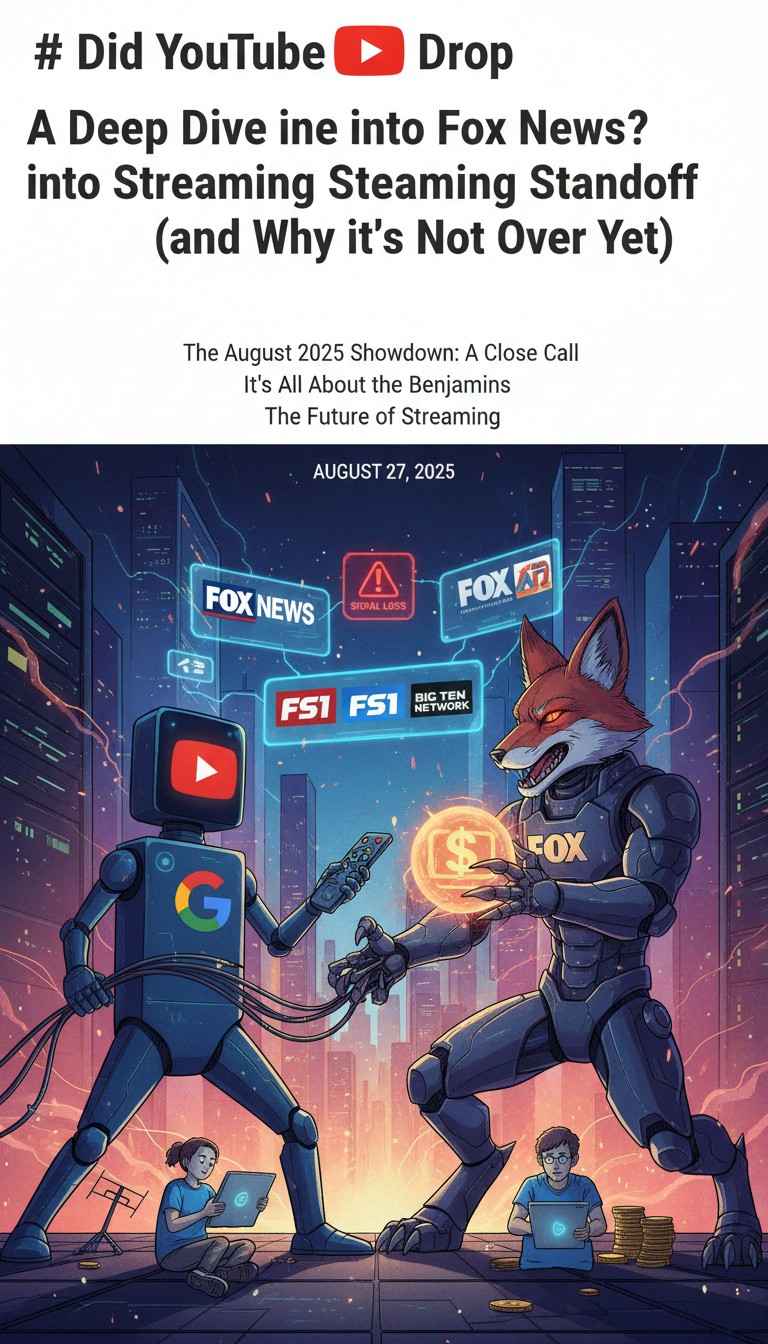 Did YouTube TV Drop Fox News? A Deep Dive Into The Streaming Standoff ...